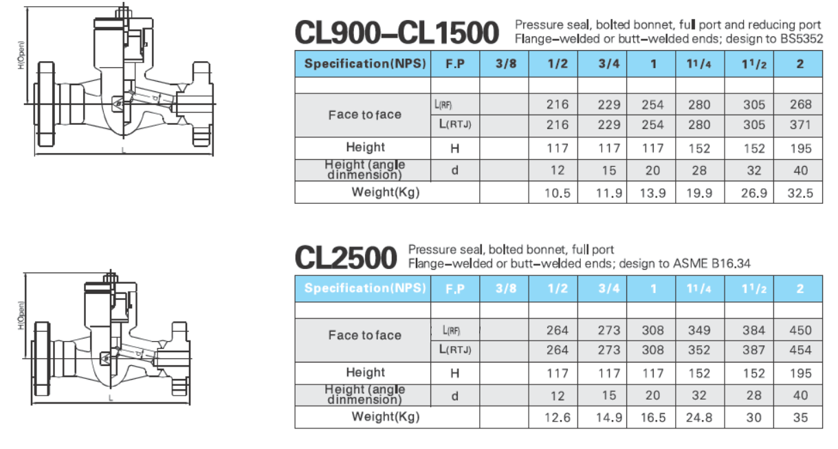 FORGED STEEL FLANGE END CHECK VALVE